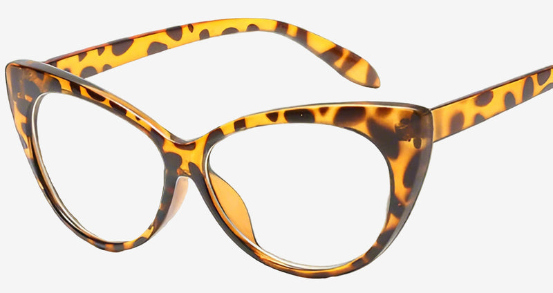 Clear Lens Leopard Print Glasses – Planet Retro