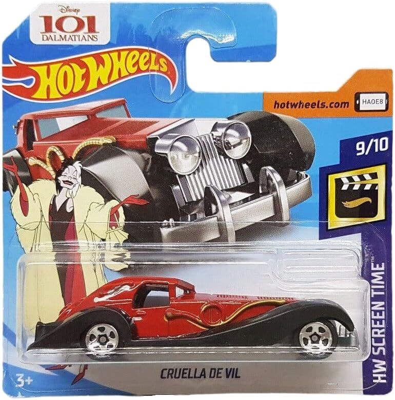 Hot Wheels Cruella De Vil Car 2018 | Die-cast Cars | Planet Retro NZ