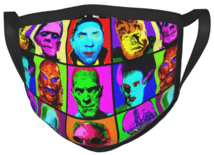 1950s Horror Monsters Face Mask – Planet Retro